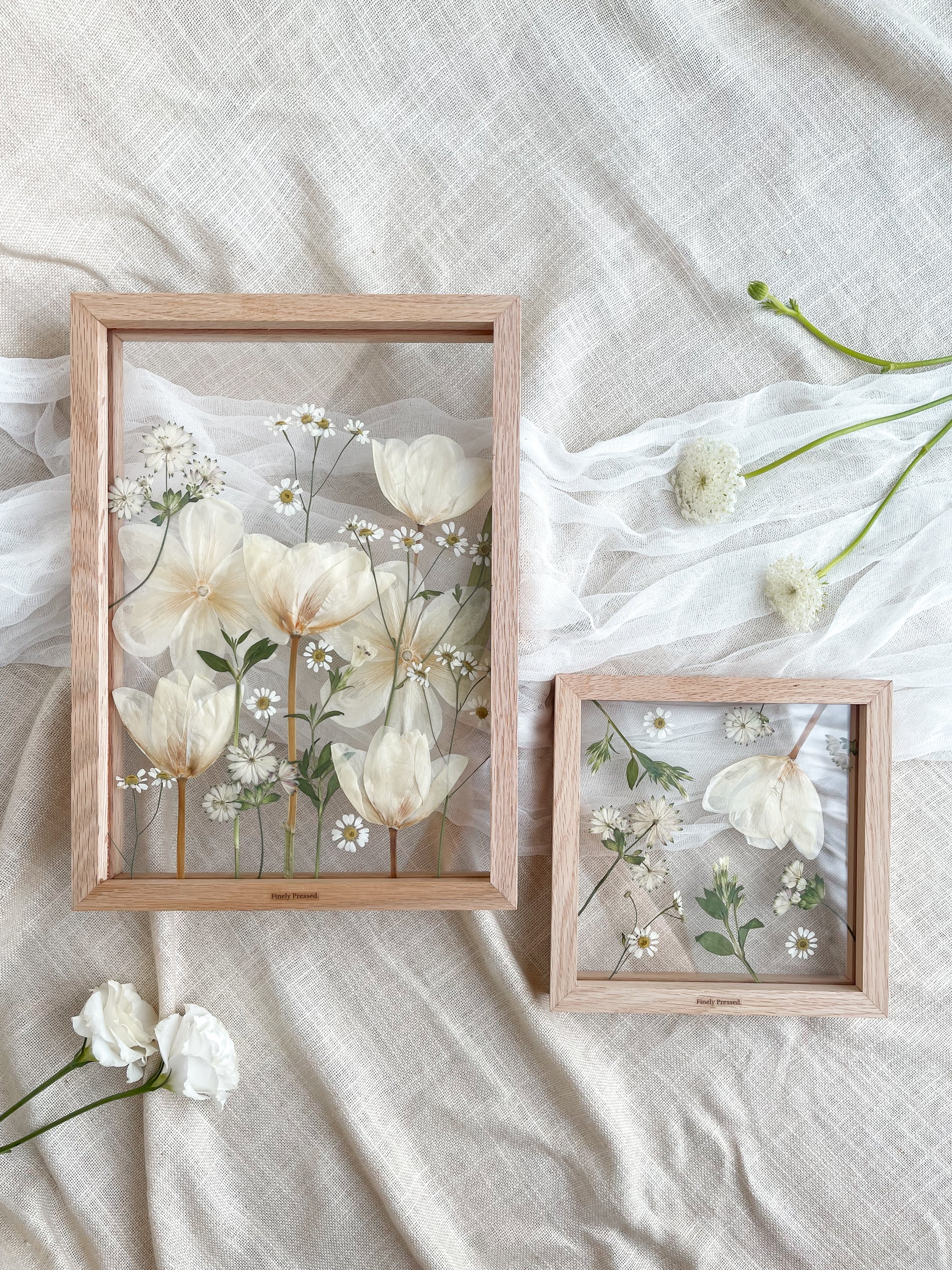 A2 Pressed Flower Frame • Preserved Wedding & Bridal Bouquets ...